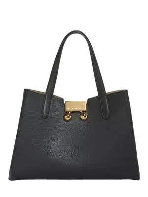 Marni Trunkaroo Tote Handbag - Black