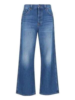 Khaite Wide-leg Denim Trousers - Blue