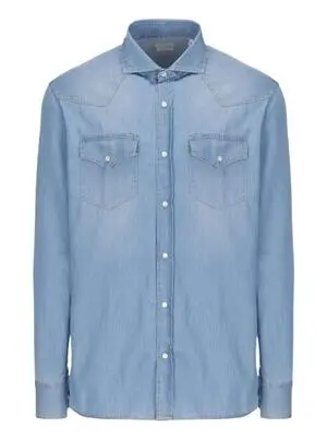 BRUNELLO CUCINELLI Brunello Cucinelli Long-Sleeved Denim Shirt