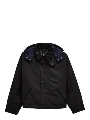 Barbour Long Sleeve Casual Jacket With Hood - Black