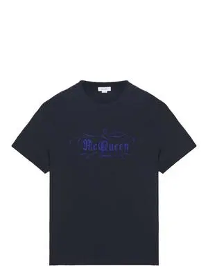 ALEXANDER MCQUEEN Alexander McQueen Script Printed Crewneck T-Shirt