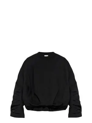 Dries Van Noten Dries Van Noten Draped Sweatshirt Black