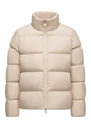 Moncler Mauzun Zip-up Puffer Jacket - Light Beige
