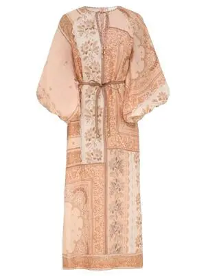 Zimmermann Lucky Tunic Midi Dress - Nude