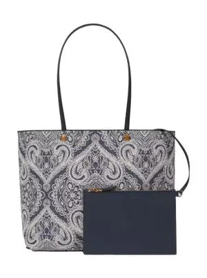 Etro Paisley-print Open-top Tote Bag - Blue