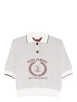 BRUNELLO CUCINELLI Brunello Cucinelli Graphic Knit Polo Shirt