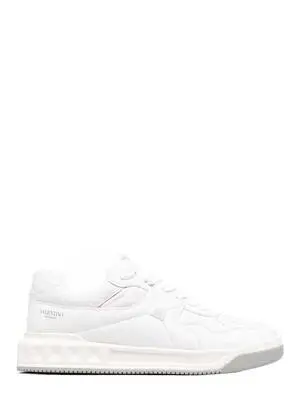 Valentino Garavani One Stud Low-top Nappa Sneakers - White