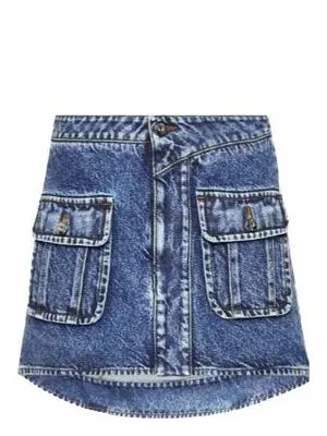 J.W.ANDERSON Jw Anderson Denim Mini Skirt - Medium Blue