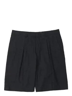 Zegna Dark Blue Straight Shorts - Black