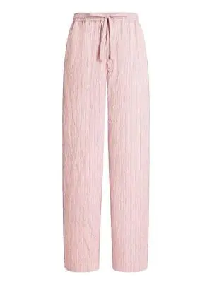 Dolce & Gabbana Elastic Waist Casual Pants - Pink