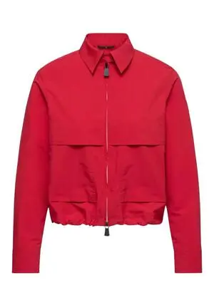 Moncler Technical Froissé Shirt - Red