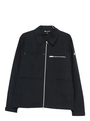 Moose Knuckles Collared Zip-up Jacket - Black