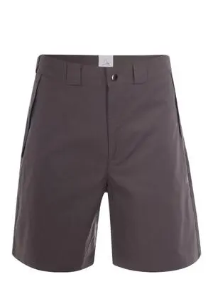 ROA Embroidered Logo Shorts - Grey