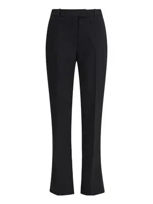 Alexander McQueen Straight-leg Pleated Trousers - Black