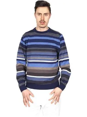 PAUL  SHARK Paul & Shark Striped Pullover - Blue