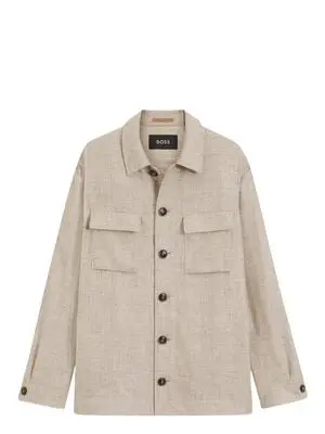 Hugo Boss Utility Pocket Jacket - Beige