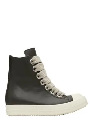 Rick Owens Lace-up High-top Sneakers - Black
