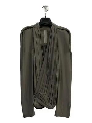 Rick Owens Maria Draped Crossover Jacket - Black