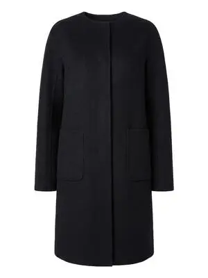 Max Mara Long-sleeved Coat - Black