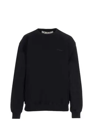Off-White Diag Printed Crewneck Sweatshirt - Black