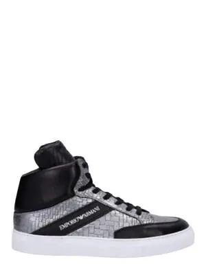 EMPORIO ARMANI Emporio Armani High Top Sneakers With Logo Detailing