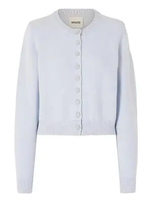 Khaite Khaite Everheart Cashmere Cardigan Light Blue