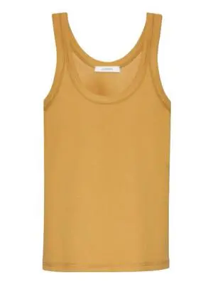 LEMAIRE Crewneck Sleeveless Top - Yellow