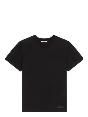Givenchy Signature Embroidered Crewneck T-shirt - Black