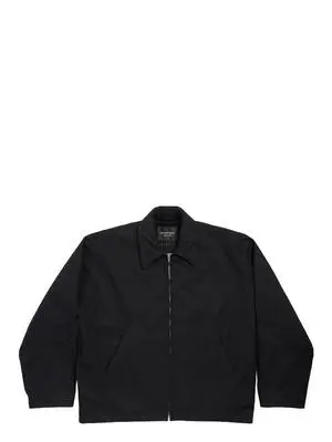 Balenciaga Bb Garderobe Embroidered Zipped Jacket - Black