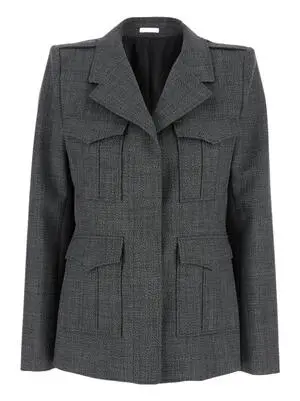 Alexander McQueen Pocket Detailed Blazer - Black