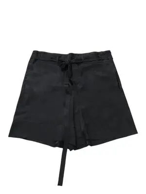 ANN DEMEULEMEESTER Ramage Jacquard High-waisted Lounge Shorts - Black