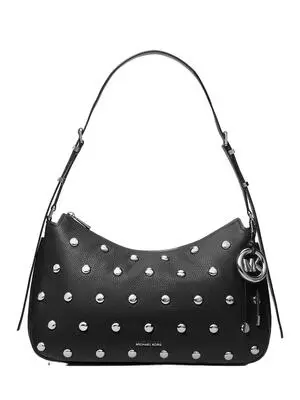 Michael Kors Medium Studded Shoulder Bag - Black