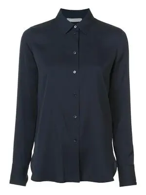 Vince Classic Collar Shirt - Black