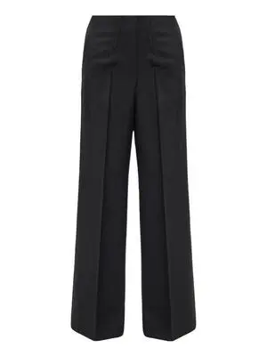 Givenchy Mid-rise Straight Leg Trousers - Black