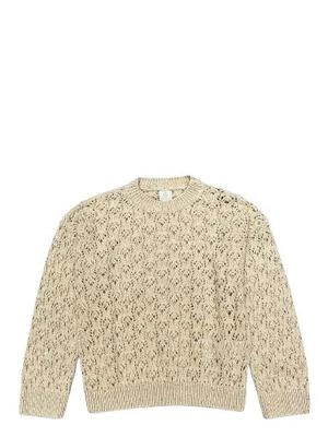 Eleventy Eleventy Long Sleeve Knit Top Nude