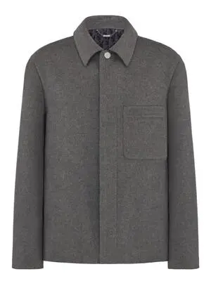 Dior Button Detailed Workwear Jacket - Black