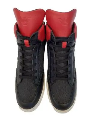 EMPORIO ARMANI Emporio Armani High Top Lace-Up Sneakers
