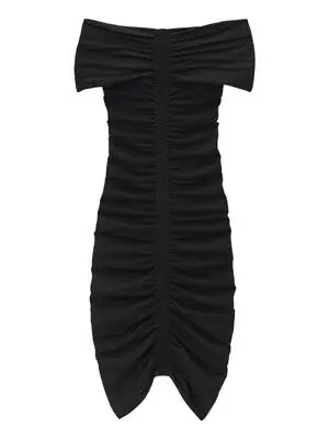 ALEXANDER WANG Alexander Wang Off-Shoulder Ruched Dress