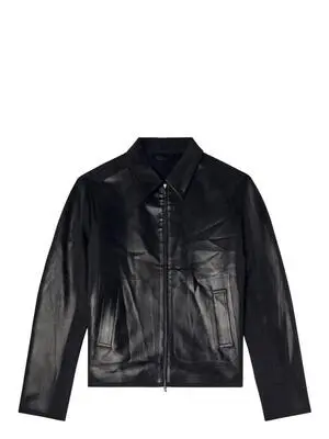DIESEL® J-kane Zip-up Shirt Jacket - Black