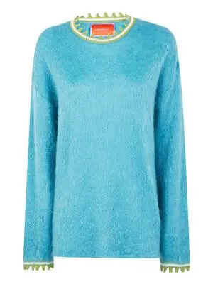 La DoubleJ Camden Mohair Knit - Turquoise