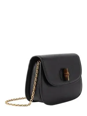 Gucci Bamboo Clutch Bag - Black