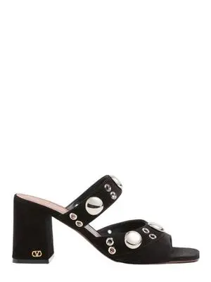 Valentino Garavani Nellcôte Slide Sandal 75mm - Nero