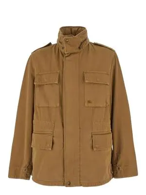 BURBERRY Burberry Logo Embroidered Hooded Jacket
