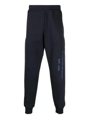 Alexander McQueen Alexander McQueen Graffiti Logo Printed Sweatpants Black