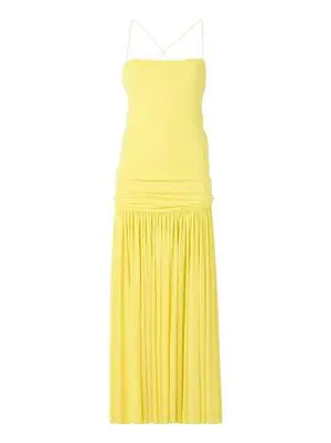 JACQUEMUS Jacquemus The Abiha Gathered Waist Dress