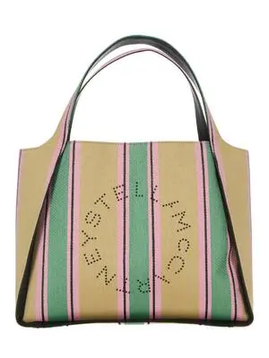 Stella McCartney Striped Tote Bag - Nude