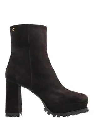 GIANVITO ROSSI Gianvito Rossi Harlem Square Toe Ankle Boots Brown