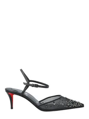 CHRISTIAN LOUBOUTIN Embellished Pointed-toe Pumps - Black