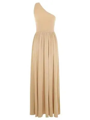 Zimmermann One-shoulder Maxi Dress - Nude