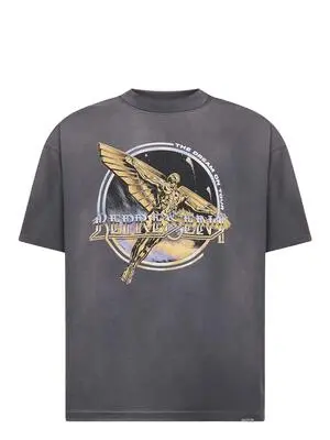 REPRESENT Graphic Print T-shirt - Grey